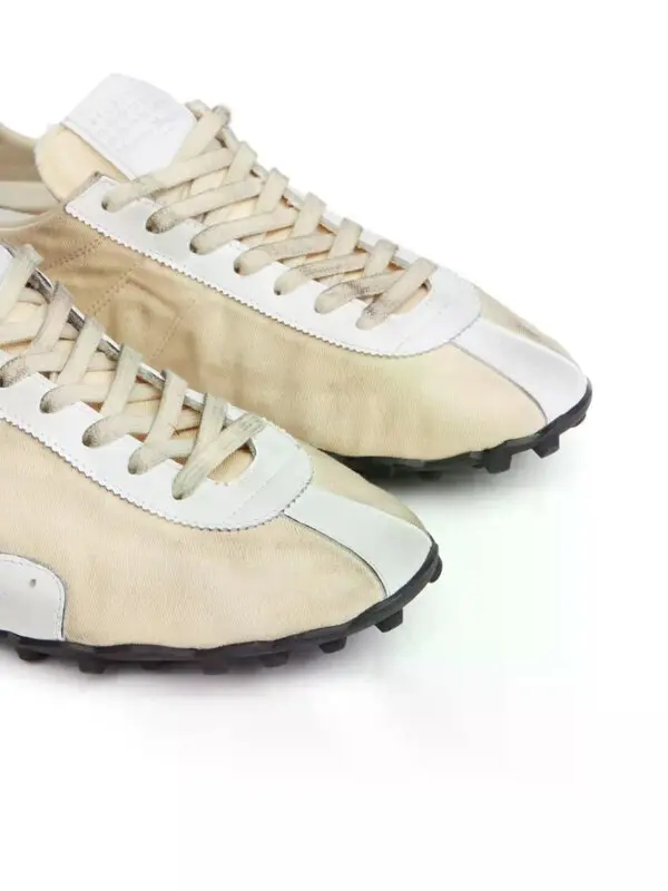 MAISON MARGIELA Sprinters Lace-up Trainers - Neutrals