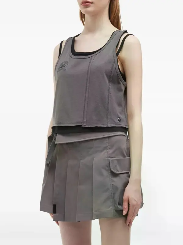 MUSIUM DIV. Layered Sleeveless Top - Grey