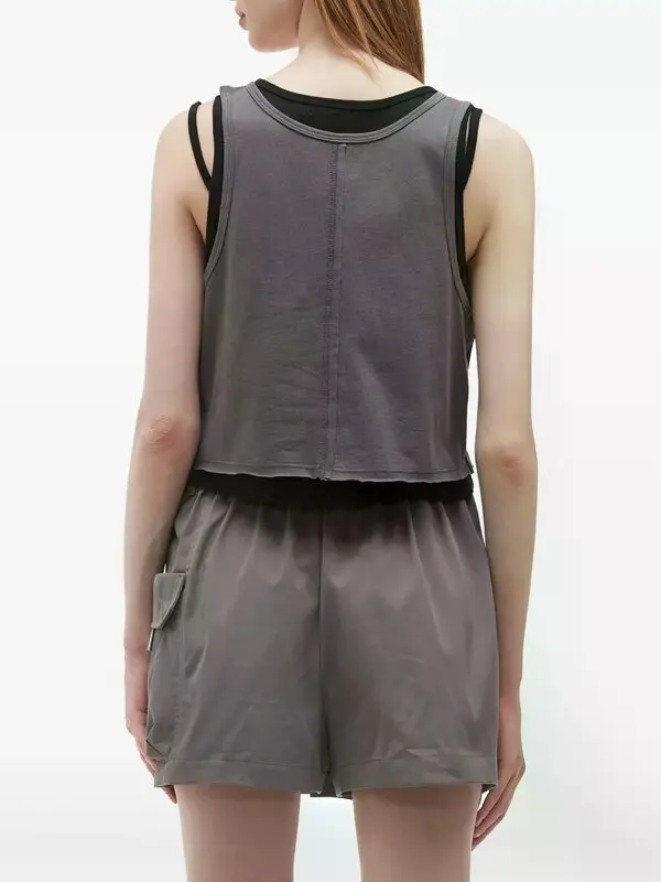 MUSIUM DIV. Layered Sleeveless Top - Grey