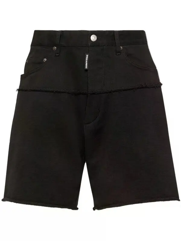 Dsquared2 Piped-trim Denim Shorts