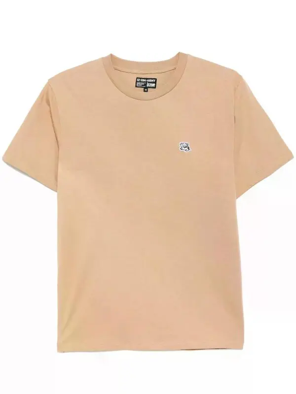 Izzue Logo-patch T-shirt - Neutrals
