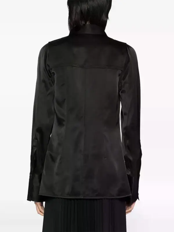 JIL SANDER Long-sleeved Shirt - Black