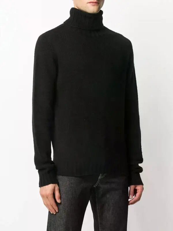Palm Angels Logo Turtleneck Jumper
