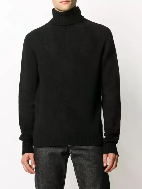 Palm Angels Logo Turtleneck Jumper