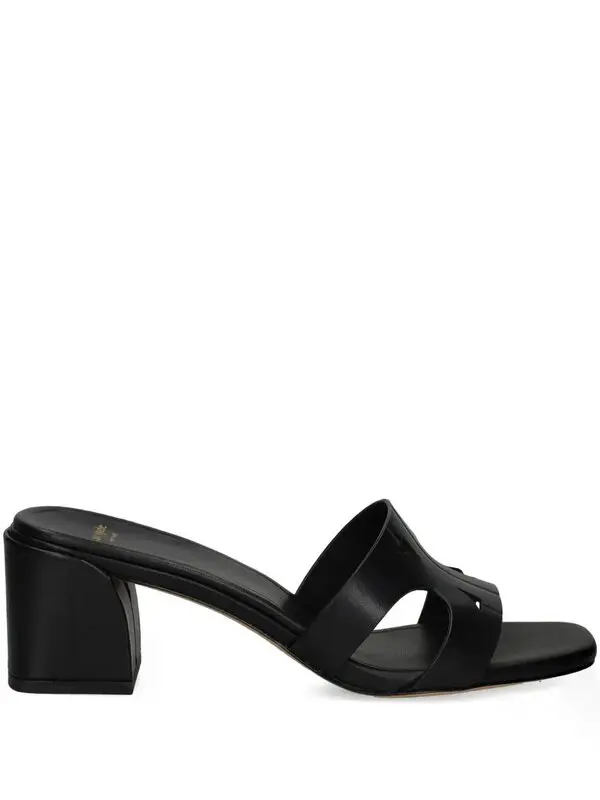 Kate Spade New York Double K Block Heel Sandals - Black