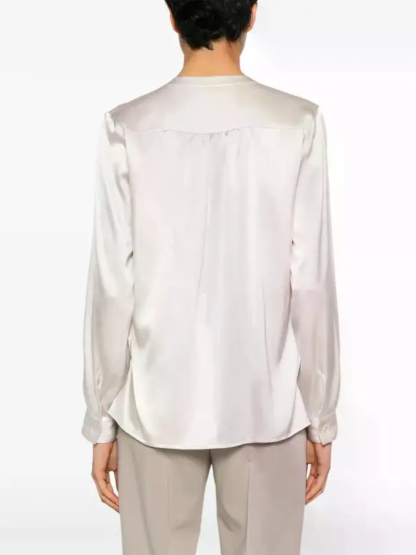 BLANCA VITA Satined Blouse