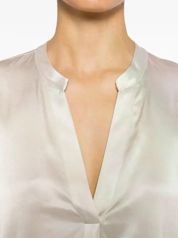 BLANCA VITA Satined Blouse