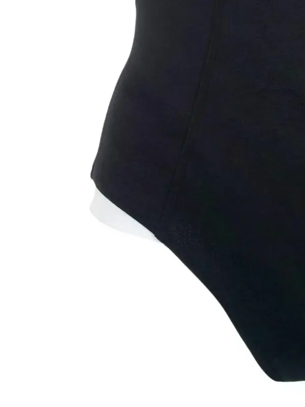 AMIR SLAMA Two-tone Halterneck Swimsuit