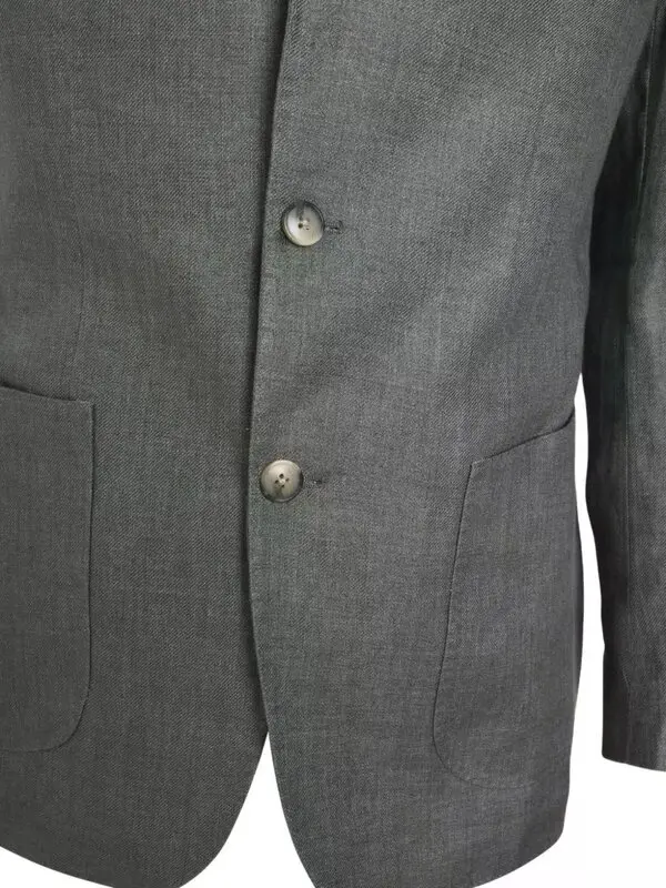 TOMBOLINI Linen Blazer - Green