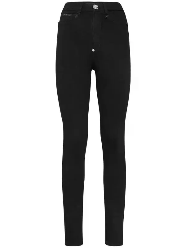 Philipp Plein High-rise Skinny Jeans - Blue