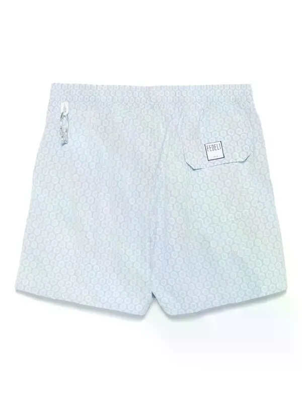 Fedeli Madeira Swim Shorts - Blue