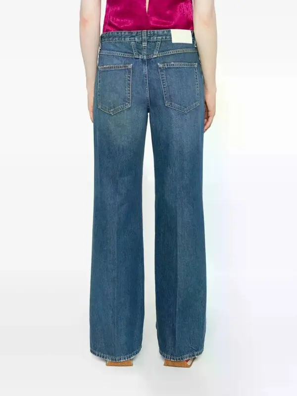 Closed Gillan Low-rise Flared Jeans - Blue