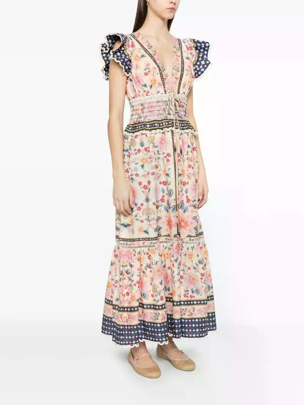 Farm Rio Superbloom Midi Dress