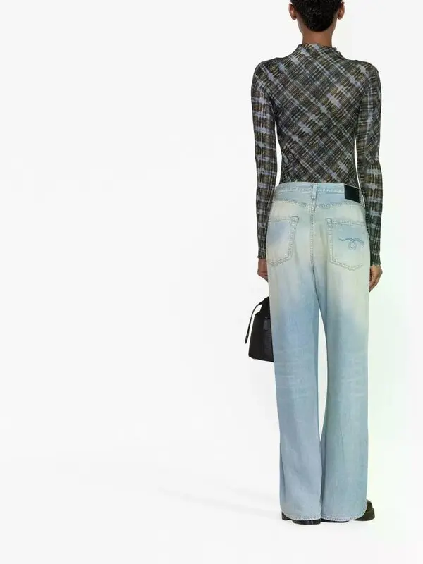 R13 Damon Pleated Wide-leg Trousers