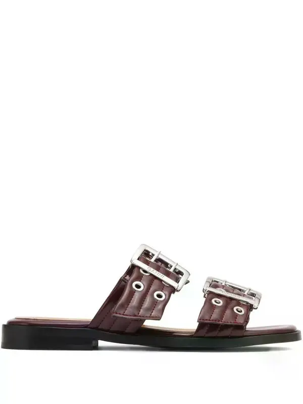 GANNI Leather Sandals