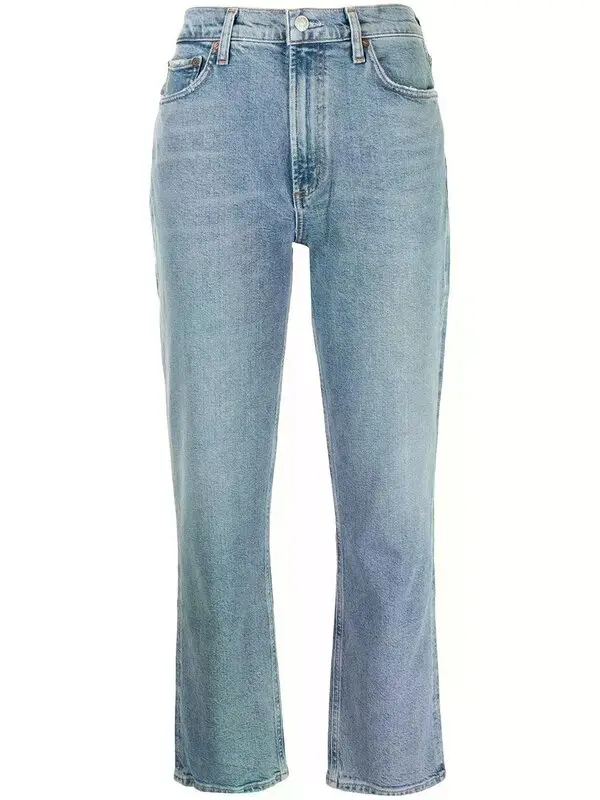 AGOLDE Cascades Straight-leg Ankle Jeans