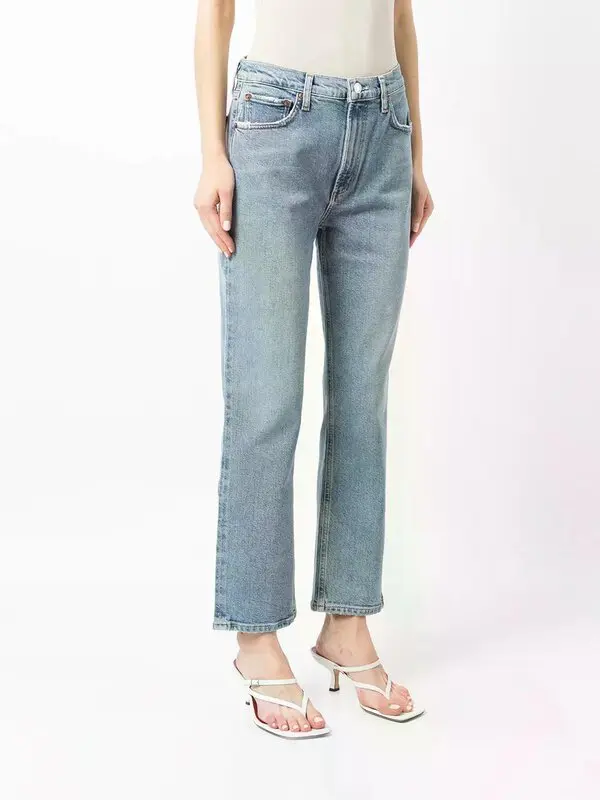 AGOLDE Cascades Straight-leg Ankle Jeans