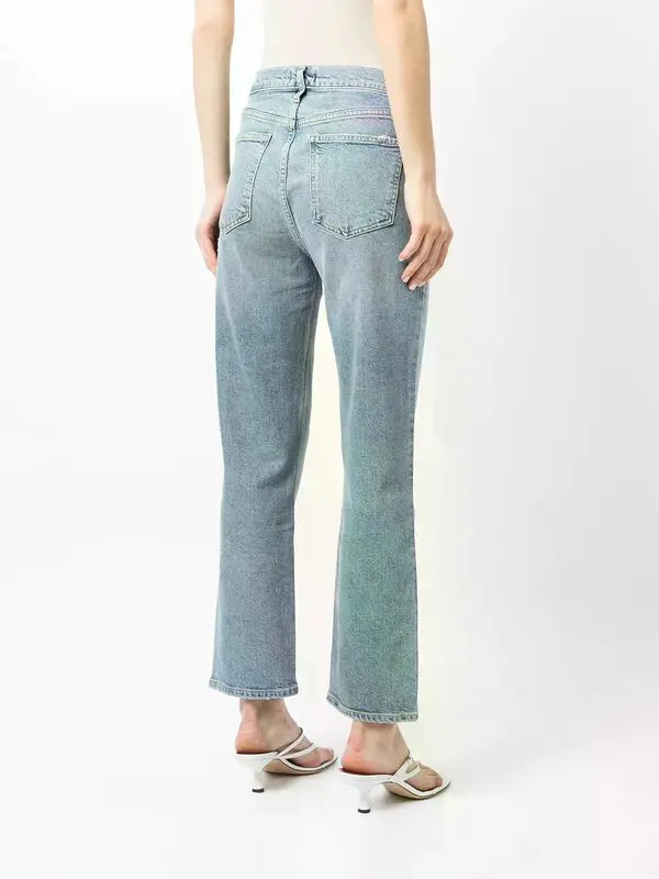 AGOLDE Cascades Straight-leg Ankle Jeans