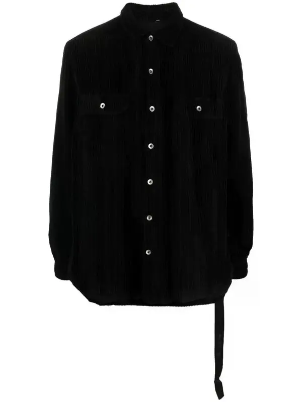 Rick Owens Corduroy Cotton Shirt Jacket
