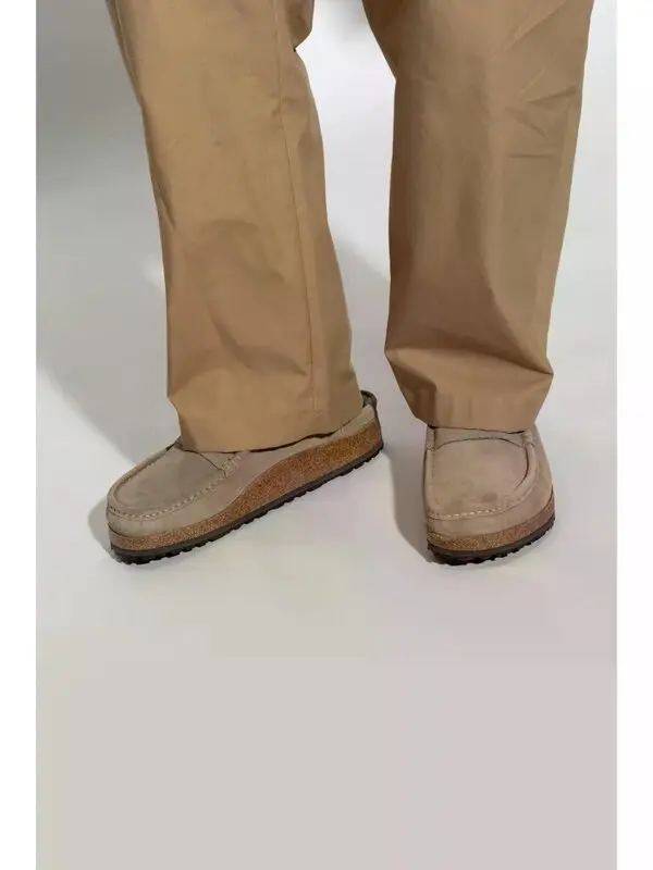 BIRKENSTOCK Naples Shearling Slippers - Neutrals