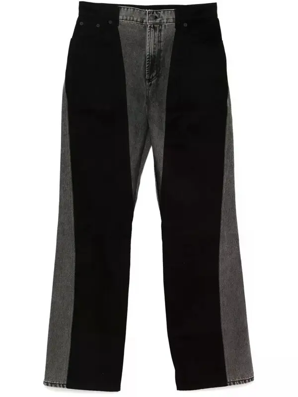 MUGLER Washed Straight-leg Jeans