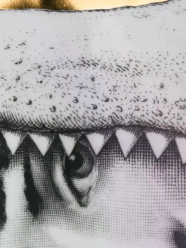 FORNASETTI Crocodile Portrait Plate