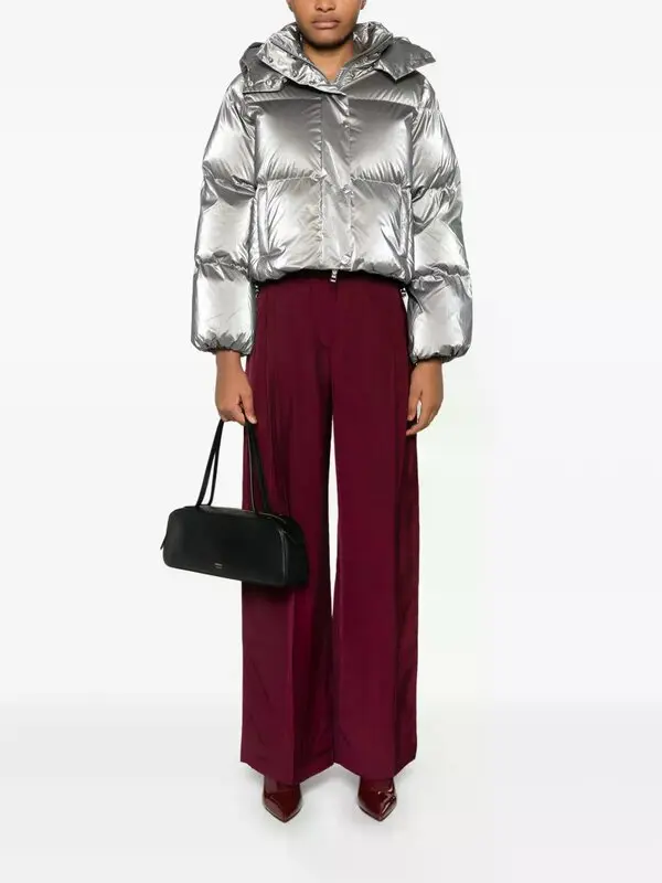 Elisabetta Franchi Cropped Puffer Jacket