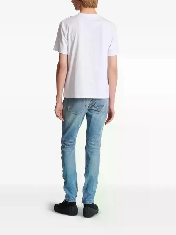 Balmain Logo-stamp T-shirt