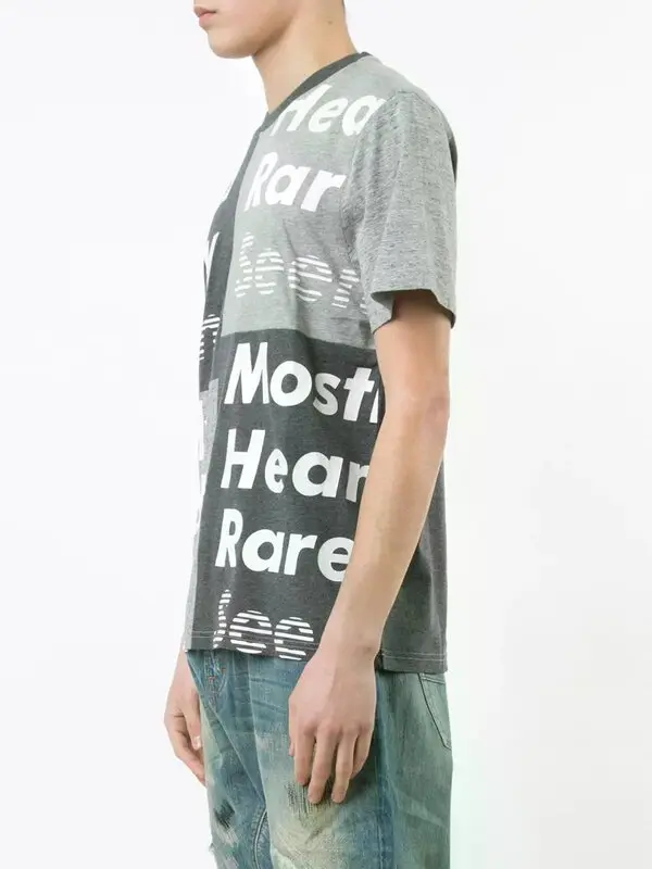 MOSTLY HEARD RARELY SEEN Patchwork T-shirt