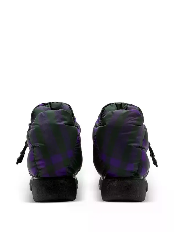 Burberry Check Pillow Boots