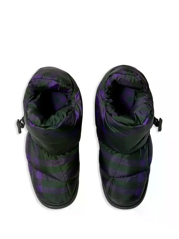Burberry Check Pillow Boots