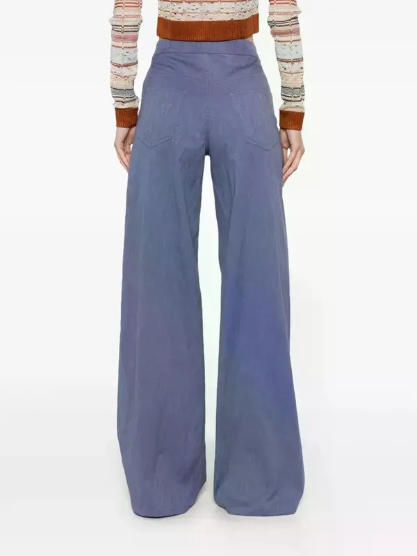 Etro Jacquard Wide-leg Trousers