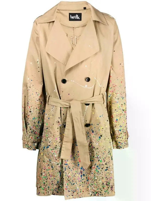 HACULLA. Paint Splatter Trench Coat