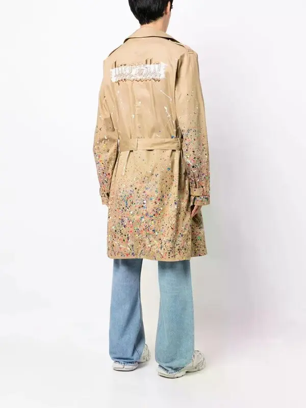 HACULLA. Paint Splatter Trench Coat