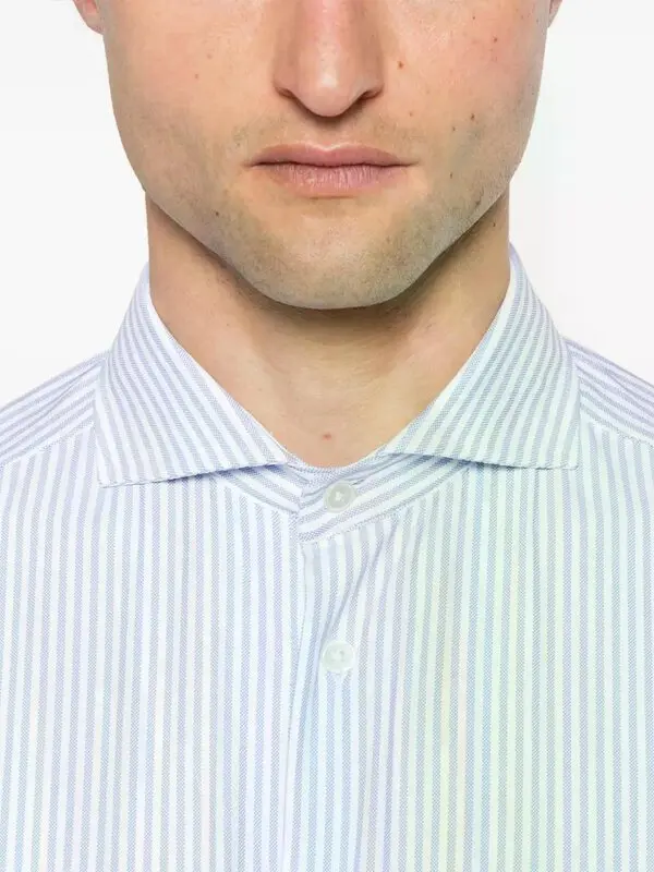 TRAIANO MILANO Striped Shirt
