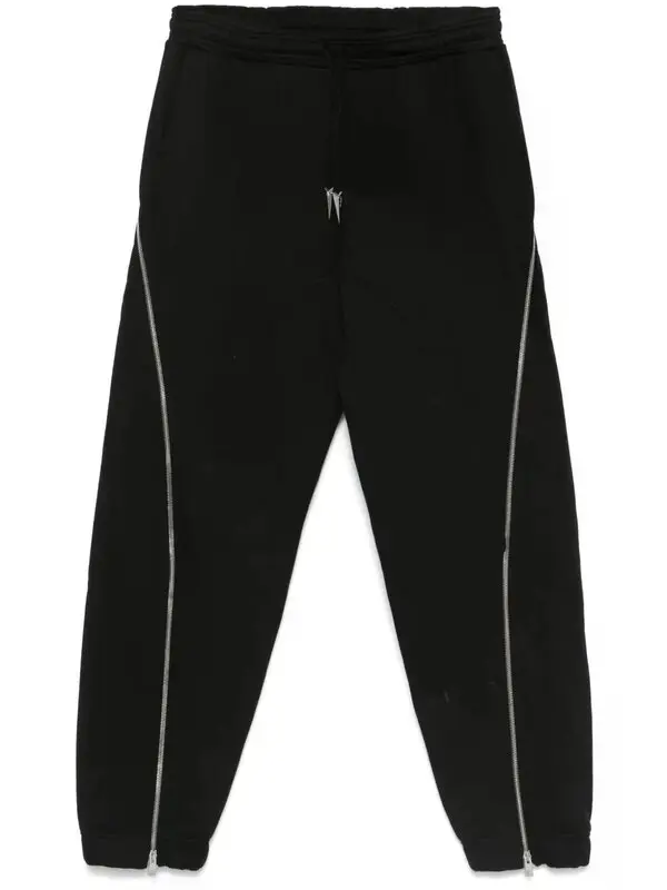 MUGLER Fleece Zip Track Pants