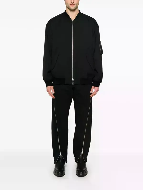 MUGLER Fleece Zip Track Pants