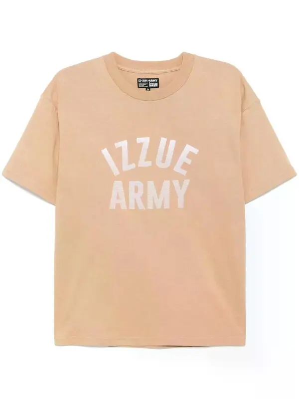 Izzue Logo-embroidered T-shirt