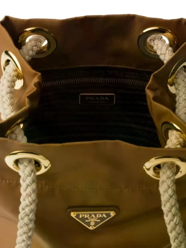 Prada Re-nylon Mariner Bucket Bag - Brown