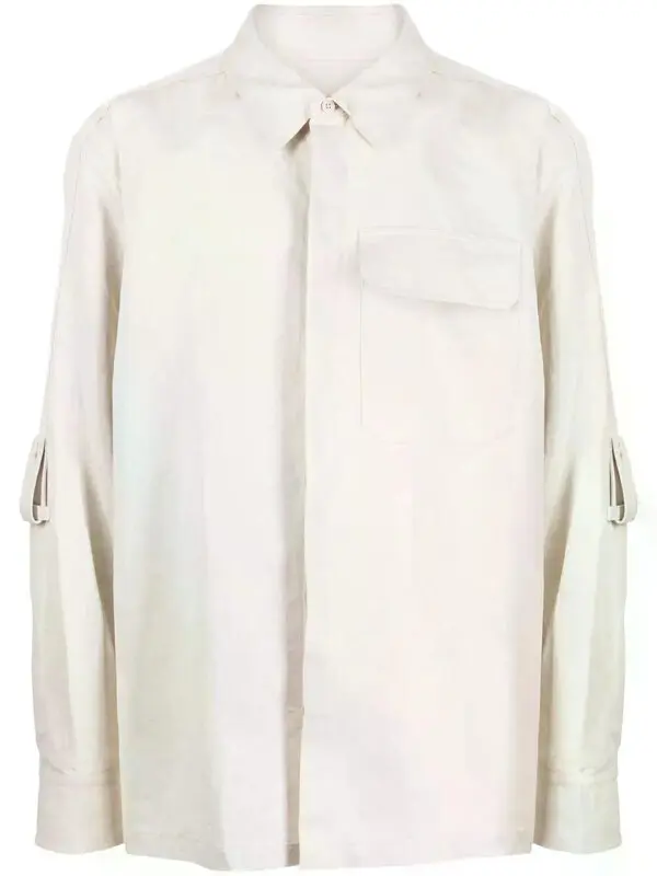 Helmut Lang Cotton-linen Twill Shirt