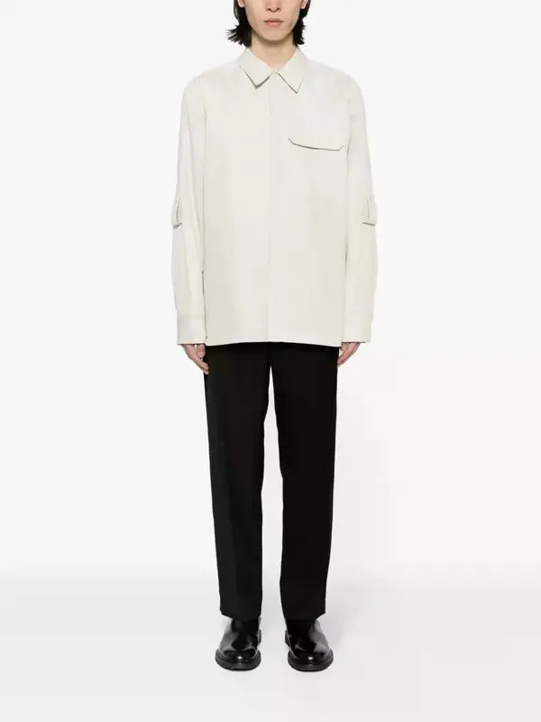 Helmut Lang Cotton-linen Twill Shirt