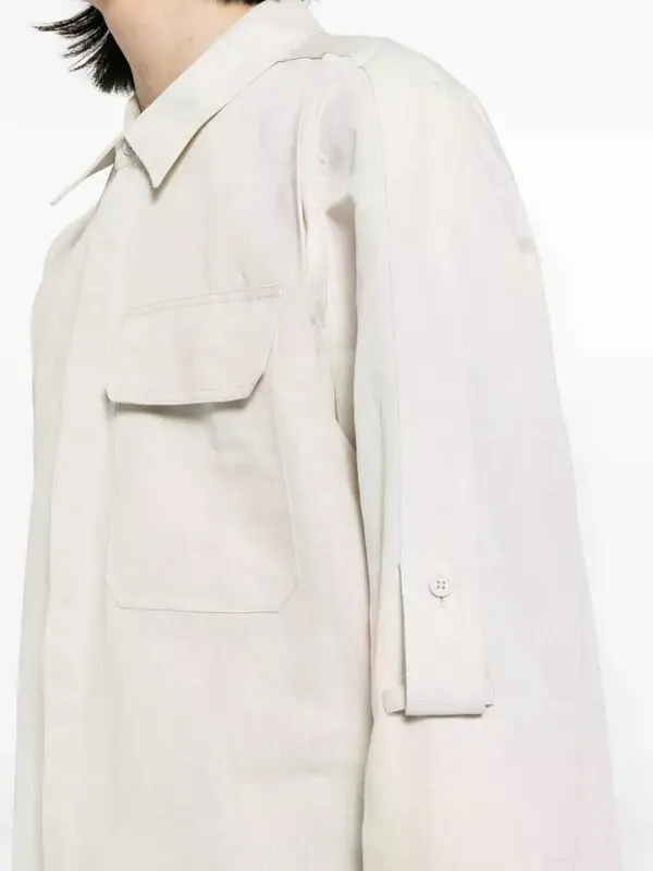 Helmut Lang Cotton-linen Twill Shirt