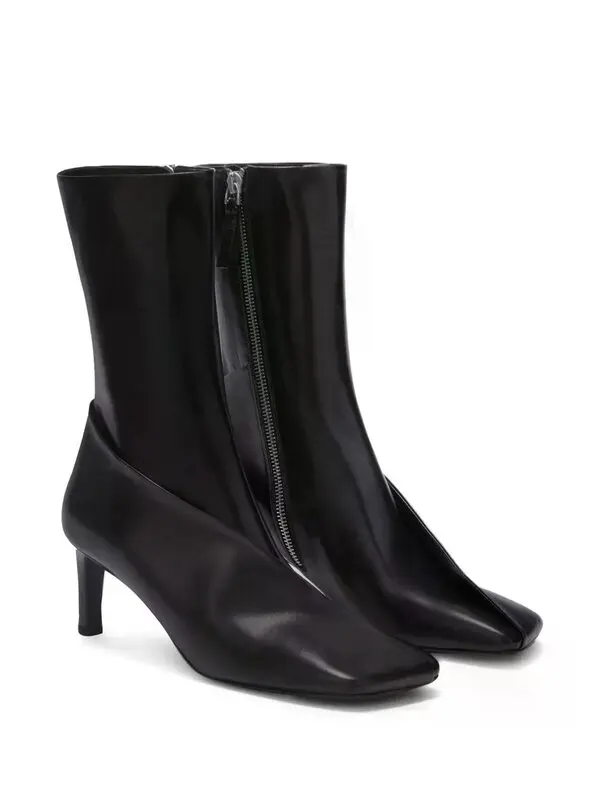 JIL SANDER Square-toe Ankle Boots