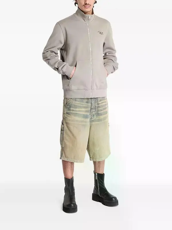 DIESEL® Ginni Zip-up Sweatshirt - Grey