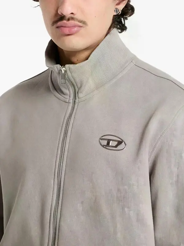 DIESEL® Ginni Zip-up Sweatshirt - Grey