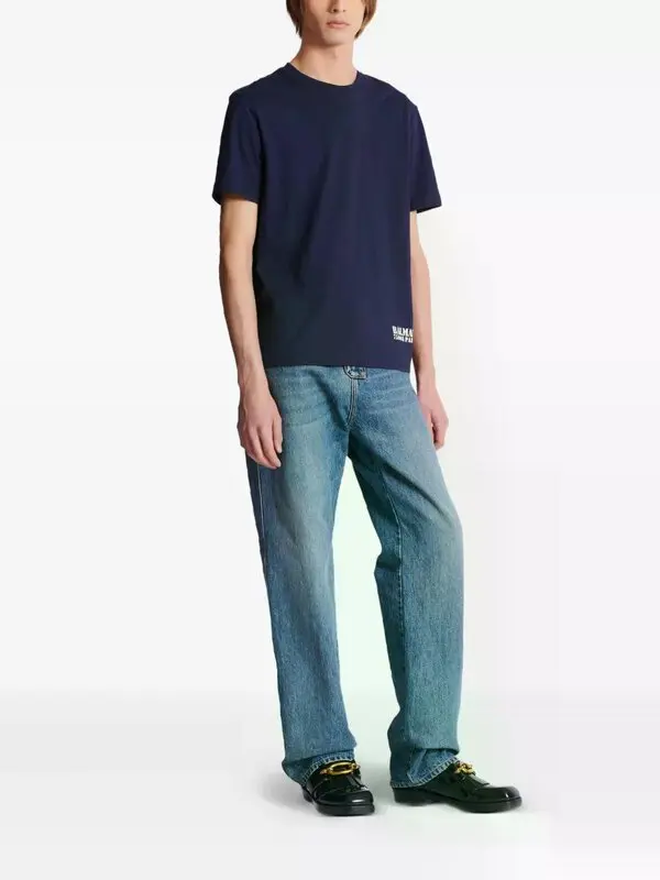 Balmain Logo-stamp T-shirt