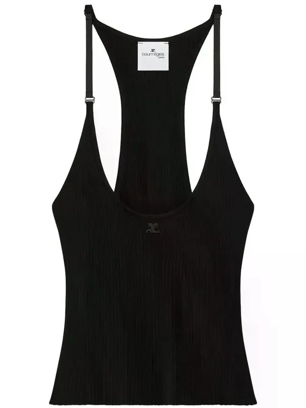 COURREGES Scuba-knit Tank Top