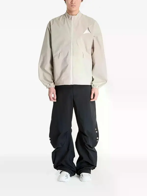 HELIOT EMIL Surtsey Zip-up Windbreaker - Neutrals