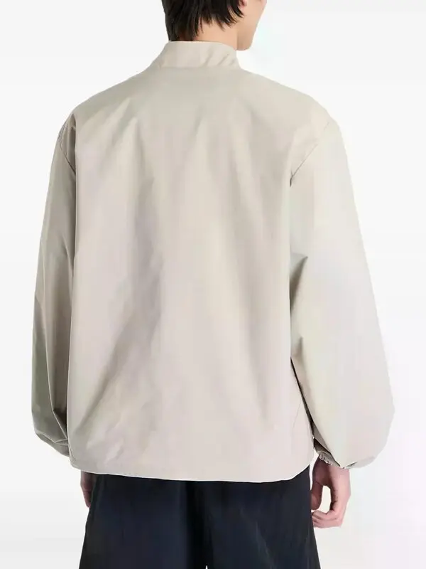 HELIOT EMIL Surtsey Zip-up Windbreaker - Neutrals