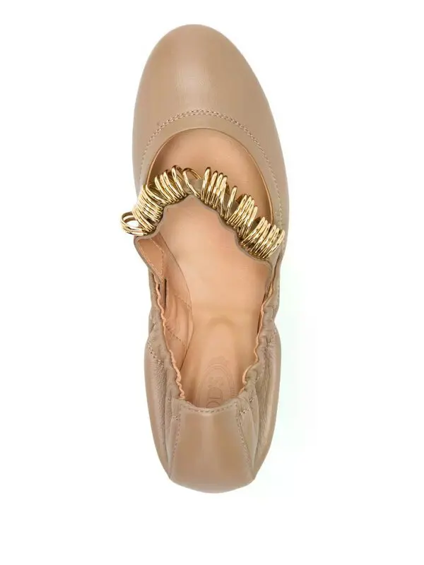 TOD'S Leather Ballet Flats